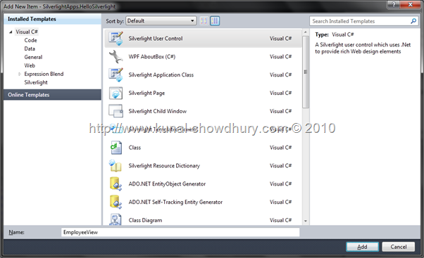 Silverlight Tutorials Chapter 2: Introduction to Silverlight Application Development | Kunal ...